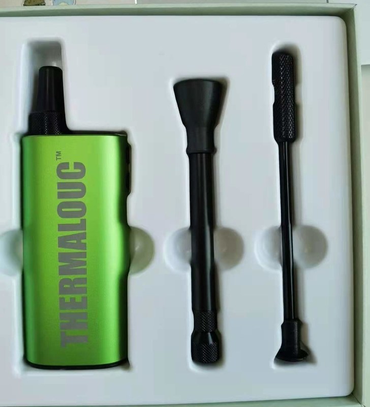 Green Heat Not Burn Devices , 350g Heated Tobacco Device Straight Type